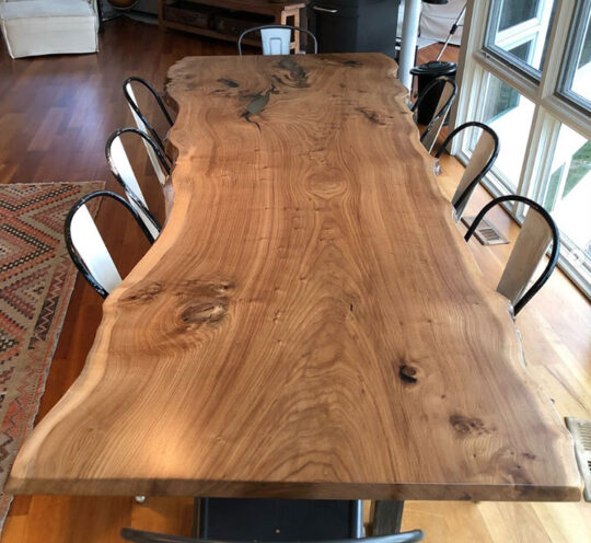Choosing a Live Edge slab for Your Home Dining room - Working with Live ...