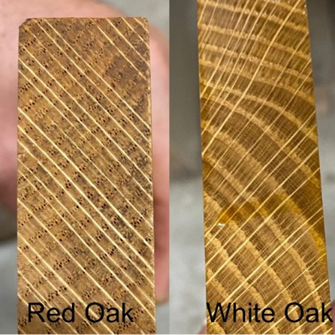Red Oak vs. White Oak - Working with Live Edge Wood