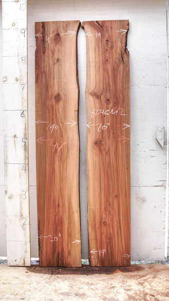 Beefwood live edge wood slab, item# 8045m02