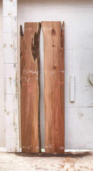 Beefwood live edge wood slab, item# 8045m04